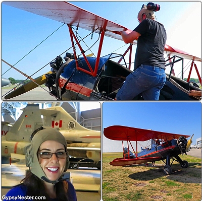 The GypsyNesters | Flying High Above Ottawa, Canada in a Vintage Biplane!